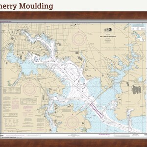 BALTIMORE HARBOR, Maryland 2018 Nautical Chart - Etsy