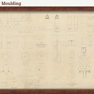 MOOSE PEAK LIGHTHOUSE, Mistake Island, Maine - Drawing and Plan of the ...