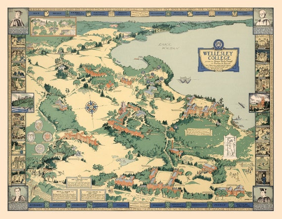 Wellesley College Campus Map Directions & Maps | Wellesley College