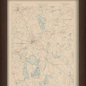 MIDDLEBOROUGH, LAKEVILLE and BRIDGEWATER, Massachusetts 1890 ...