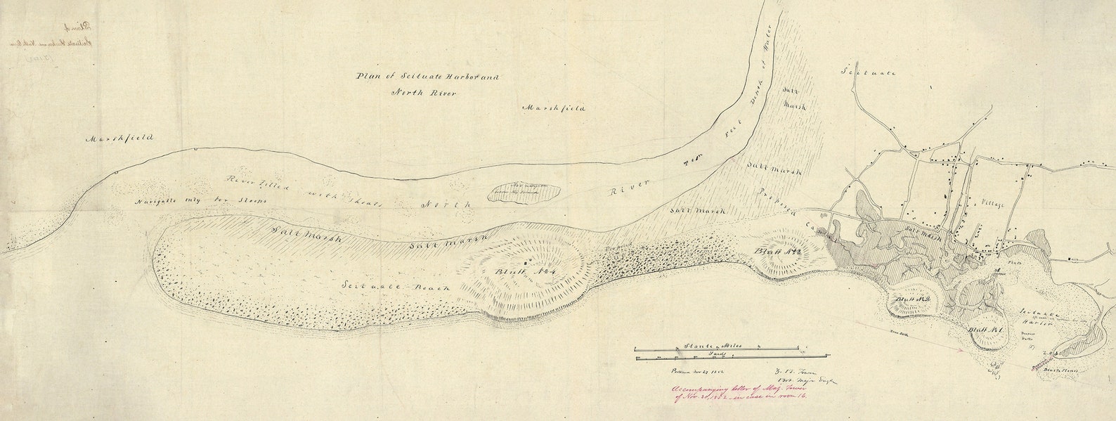 Scituate Harbor and North River, Massachusetts - Chart Published in ...