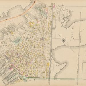 EAST BOSTON, Massachusetts 1882 Map - Replica or Genuine ORIGINAL ...