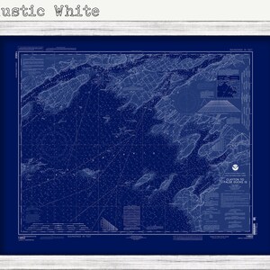 Clayton to False Duck Island, New York - 2005 Nautical Chart Blueprint ...