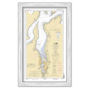 OLYMPIA HARBOR and Budd Inlet, Washington - Nautical Chart Published in ...