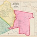 Towns of WELLESLEY, NEEDHAM and DOVER, Massachusetts 1888 Map - Etsy