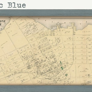 Whitestone Village, Flushing, New York 1873 Map, Replica and GENUINE ...