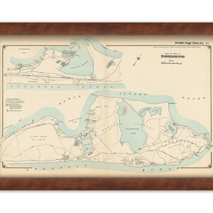 East Hampton, Montauk Map, 1916 - 0045 - Etsy