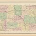 LAFAYETTE COUNTY, Wisconsin 1878 Map, Replica or Genuine Original - Etsy