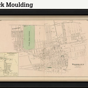 Woodhaven, New York 1873 Map, Replica and GENUINE ORIGINAL - Etsy
