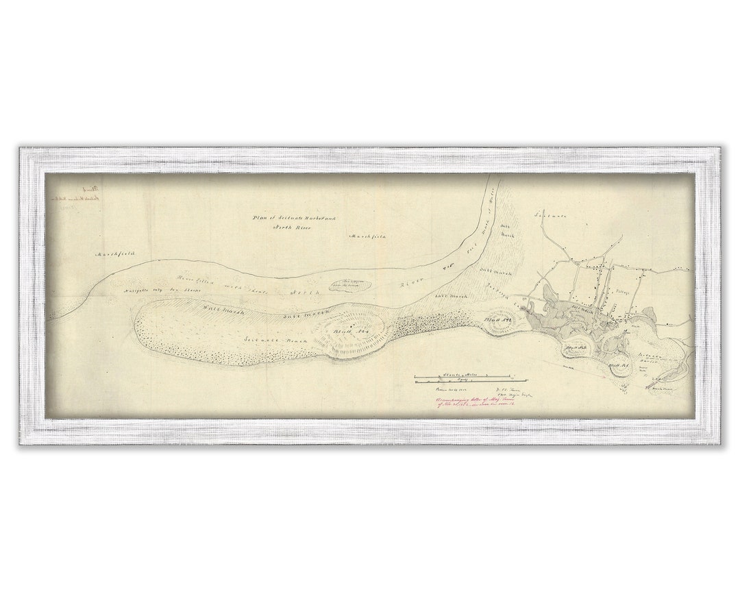 Scituate Harbor and North River, Massachusetts - Chart Published in ...