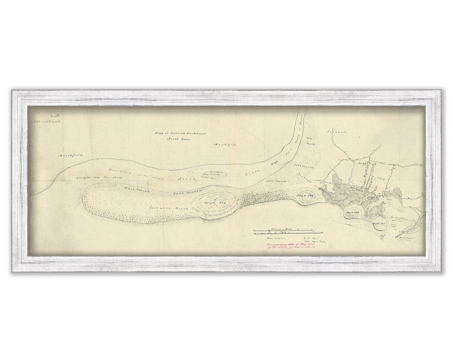 Scituate Harbor and North River, Massachusetts - Chart Published in ...