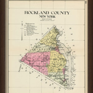 ROCKLAND County, New York 1912 Map, Replica or GENUINE ORIGINAL - Etsy