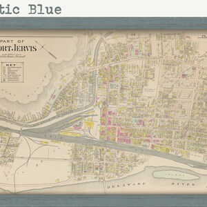 Village of PORT JERVIS, New York 1903 Map - Replica or Genuine Original ...