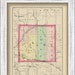 CLARE COUNTY Michigan 1873 Map Replica or Genuine Original - Etsy