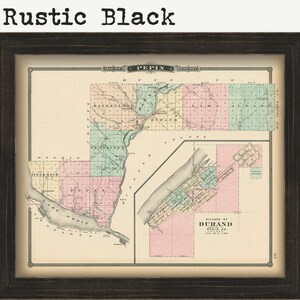 PEPIN COUNTY, Wisconsin 1878 Map, Replica or Genuine Original - Etsy