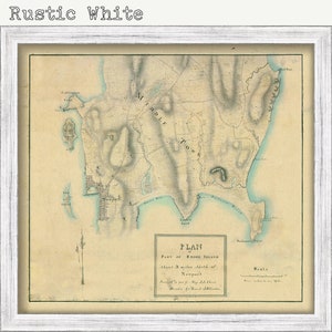MIDDLETOWN, Rhode Island - Circa 1700s Map - Etsy