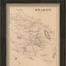 Town of SHARON Massachusetts 1876 Map Replica or GENUINE - Etsy