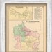 WEYBRIDGE, Vermont - 1871 Map - Etsy