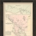 SULLIVAN Maine 1881 Map Replica or Genuine Original - Etsy