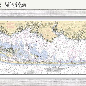 Fire Island Inlet to Watch Hill, Great South Bay, Long Island New York ...