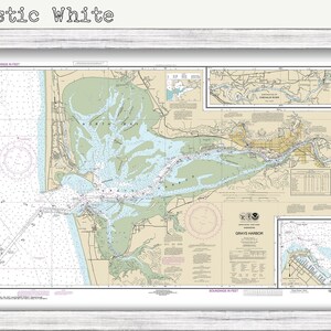 GRAYS HARBOR, Washington - 2017 Nautical Chart - Etsy