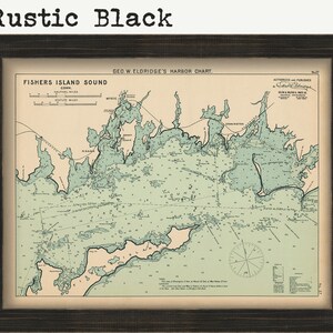 Fishers Island Sound - Nautical Chart by George W. Eldridge 1901 ...