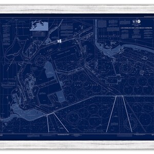LOS ANGLES and Long Beach Harbors, California - 2016 Nautical Chart ...