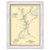 Cape Cod 1858 Map - Wall Map Reprint With Homeowner Names - Barnstable ...
