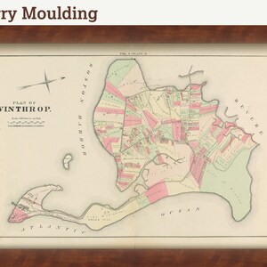 Winthrop, Massachusetts 1874 Map - Etsy