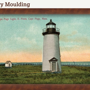 CAPE POGE LIGHTHOUSE, Martha's Vineyard, Massachusetts - 1920s Print - Etsy