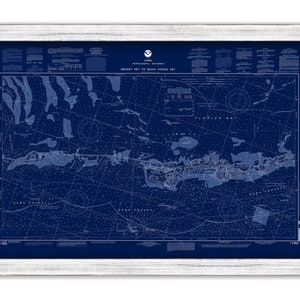 Grassy Key to Bahia Honda Key, Florida - 2008 NOAA Chart Blueprint - Etsy