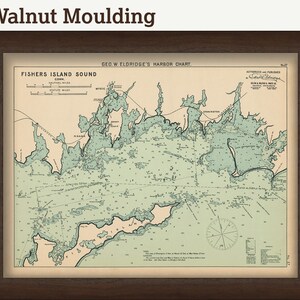 Fishers Island Sound - Nautical Chart by George W. Eldridge 1901 ...