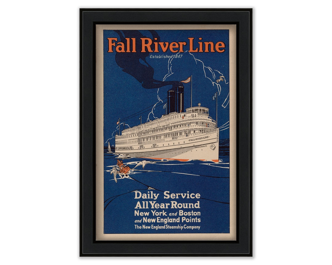 Fall River Line Steamship Company Circa the 1920s - Etsy