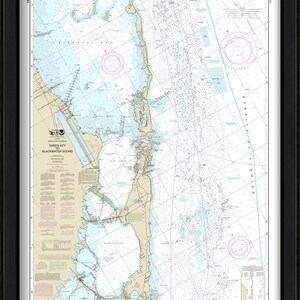 Sands Key to Blackwater Sound, Florida - 2017 Nautical Chart - Etsy