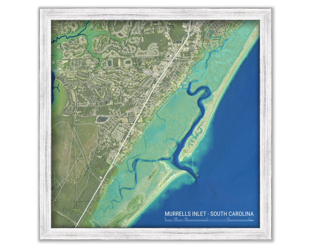 MURRELLS INLET, South Carolina - Enhanced Aerial View - Etsy