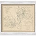 Hampton Falls and Auburn, New Hampshire 1892 Map, Replica or GENUINE ...