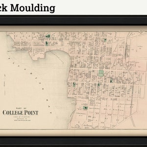 College Point, Flushing, New York 1873 Map, Replica and GENUINE ...