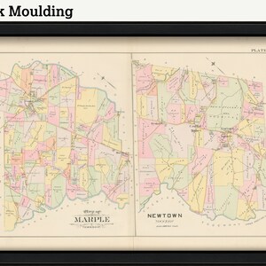 MARPLE and NEWTOWN, Pennsylvania - 1892 Map - Etsy
