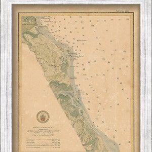 HUMAROCK as an ISLAND, Scituate, Massachusetts 1905 Chart - Etsy
