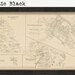 DUNBARTON and PITTSFIELD, New Hampshire 1892 Map, Replica or Genuine ...