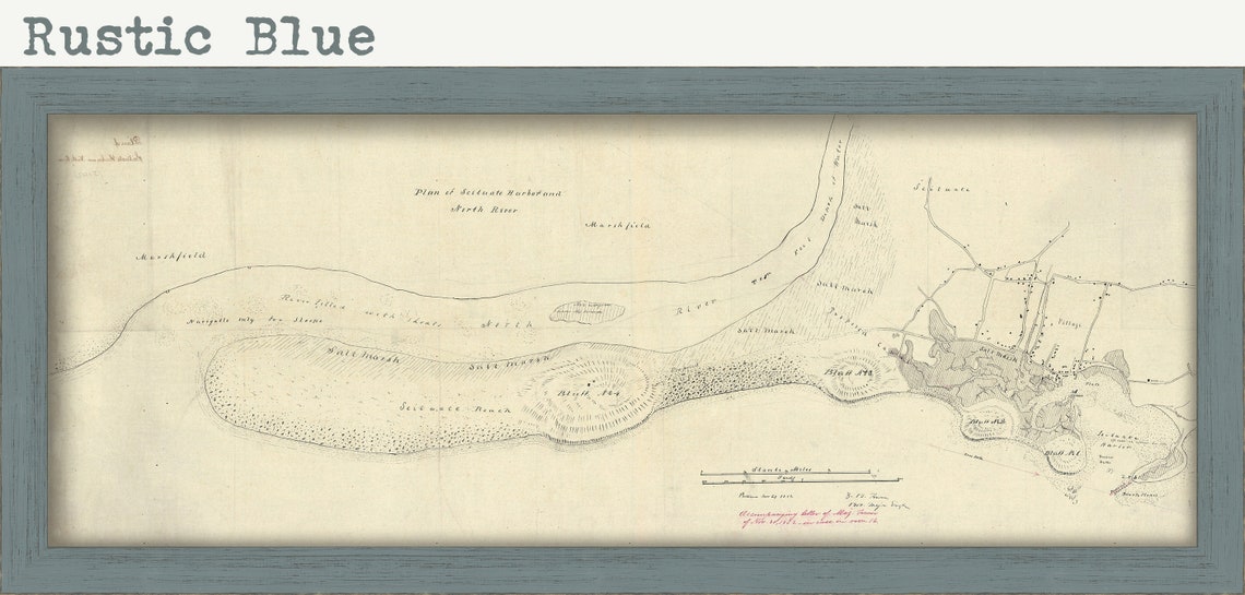 Scituate Harbor and North River, Massachusetts - Chart Published in ...