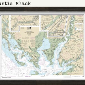 CHESAPEAKE BAY, Honga, Nanticoke, Wicomico Rivers and Fishing Bay ...