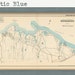 South Hampton, Great Peconic Bay, Long Island, New York Map From 1916 ...