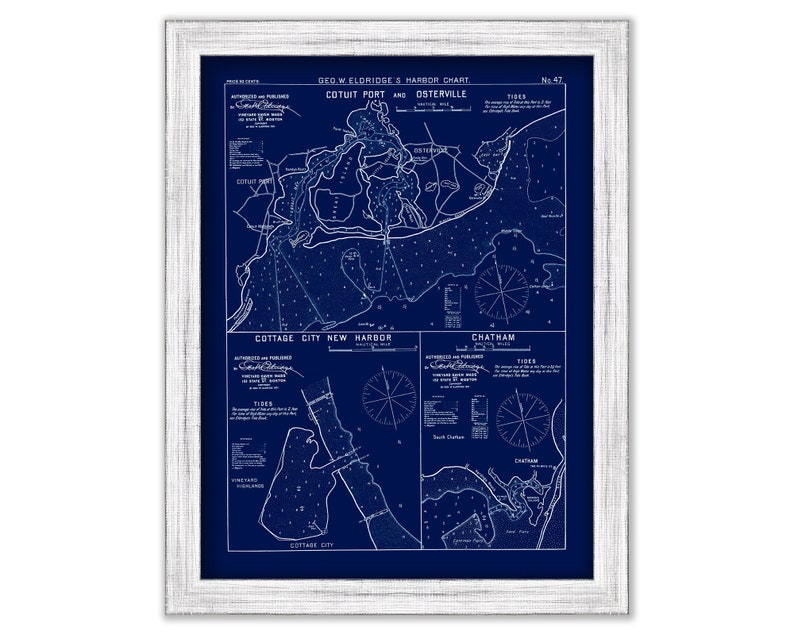 Cotuit Port, Osterville, Chatham and Cottage City, Massachusetts ...
