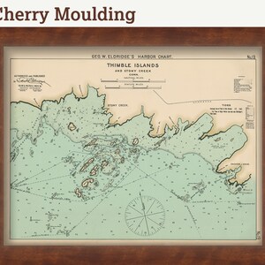 Thimble Islands, Connecticut - Nautical Chart by George W. Eldridge ...