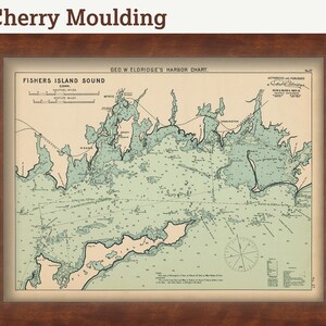 Fishers Island Sound - Nautical Chart by George W. Eldridge 1901 ...