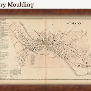 Village of ADDISON, New York 1873 Map, Replica or Genuine ORIGINAL - Etsy