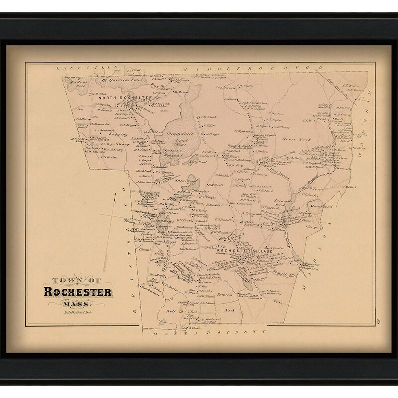 Rochester Map - Etsy