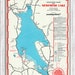NEWFOUND LAKE, New Hampshire 1961 Nautical Chart - Etsy