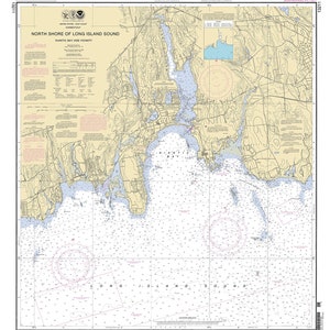 NIANTIC BAY and VICINITY, Connecticut - Nautical Chart Published in ...